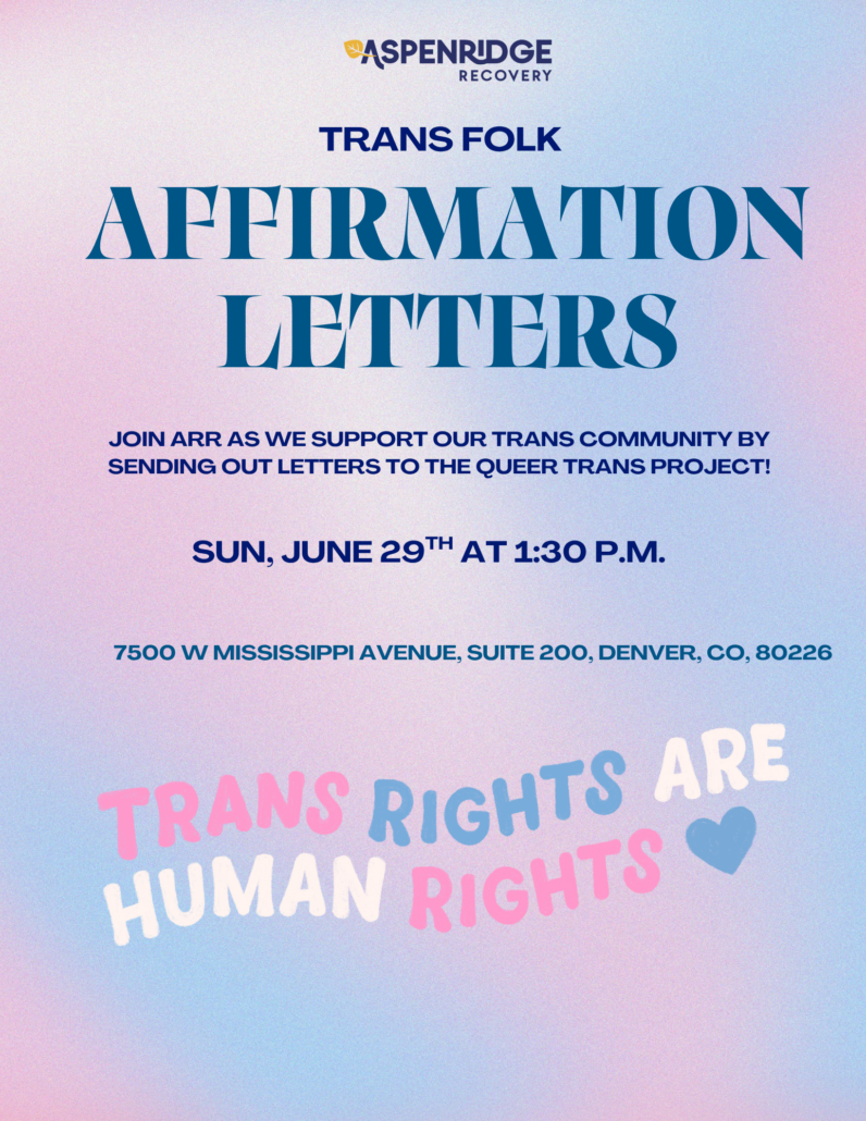 Trans Folk Affirmation Letters - AspenRidge